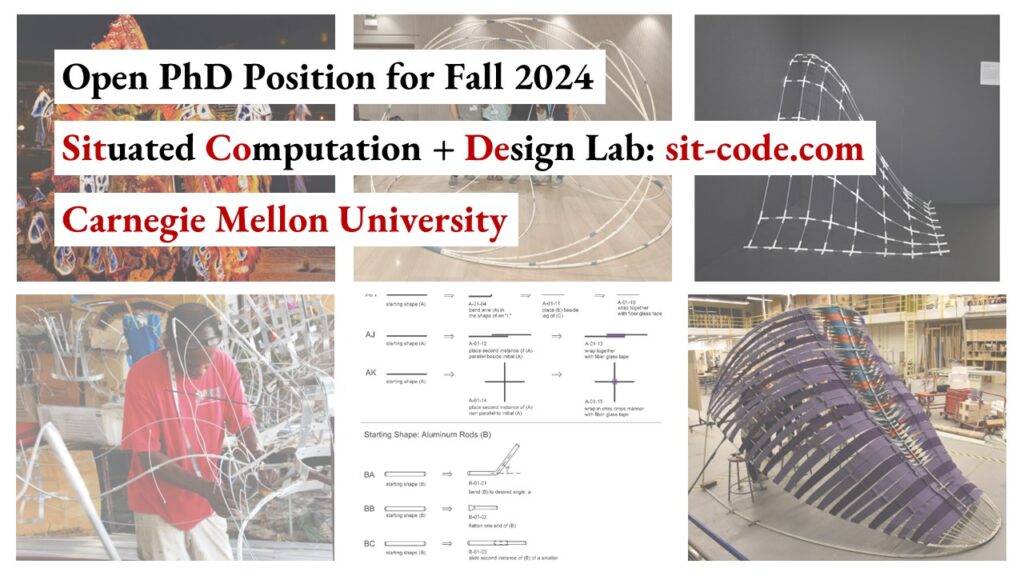 Open Positions - Situated Computation + Design Lab