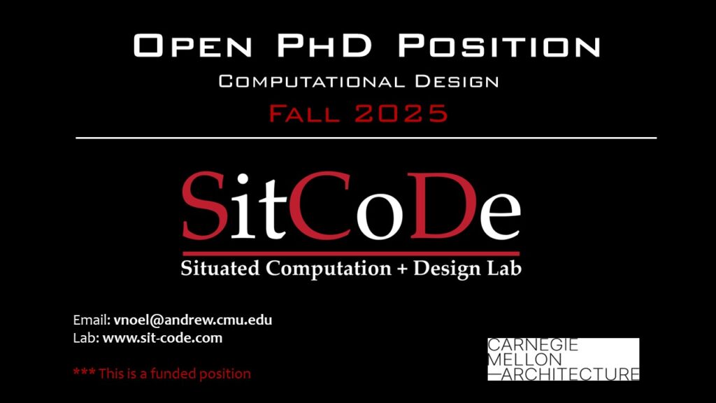 Open Positions - Situated Computation + Design Lab